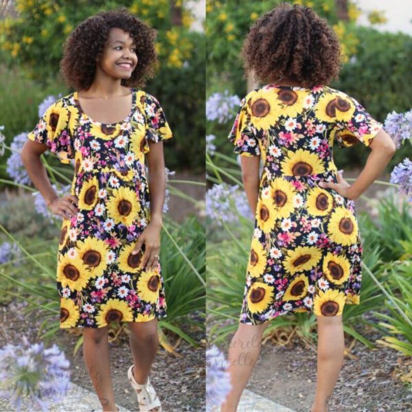 Summer Staple Dress (Buttons and Blueprints) - Sew PDF