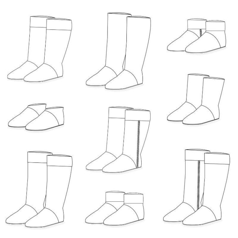 Canmore Cuddle Boots for Kids (Goober Pea Designs) - Sew PDF