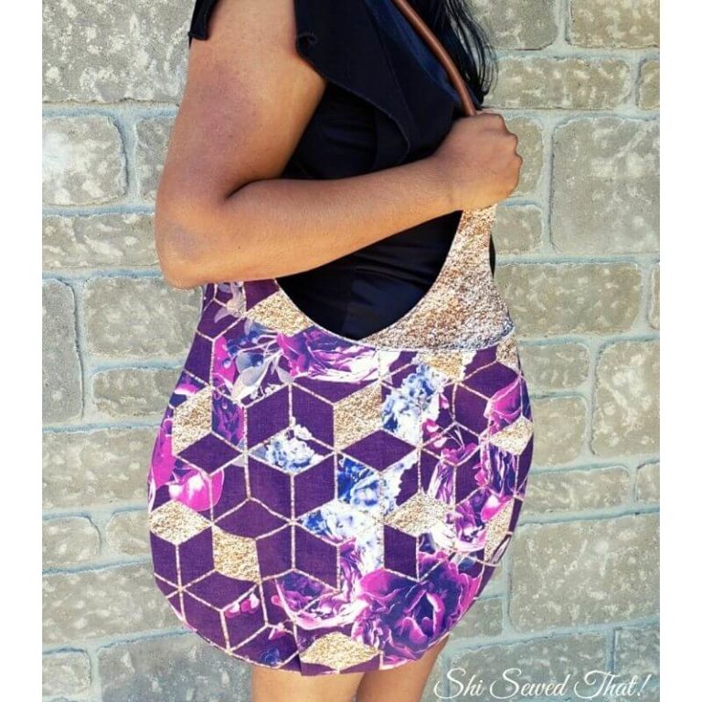 Ocean Tide Shoulder Bag (Needle and Anchor) - Sew PDF