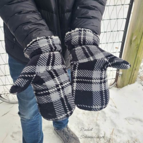 Overall Mittens BIG Sizes (Menta Sewing Patterns) - Sew PDF