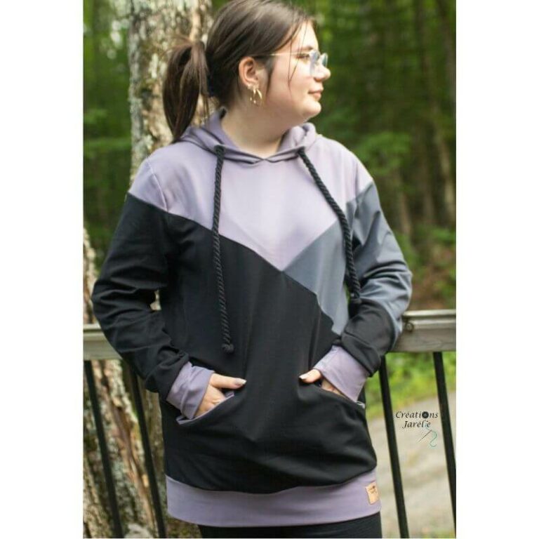 Valley Hoodie (Adult) (Buttons and Blueprints) - Sew PDF
