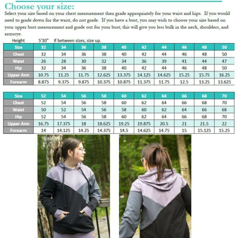 Valley Hoodie (Adult) (Buttons and Blueprints) - Sew PDF