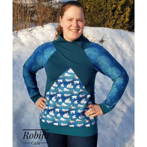 Peak Pullover (Buttons and Blueprints) - Sew PDF