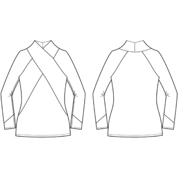 Peak Pullover (Buttons and Blueprints) - Sew PDF