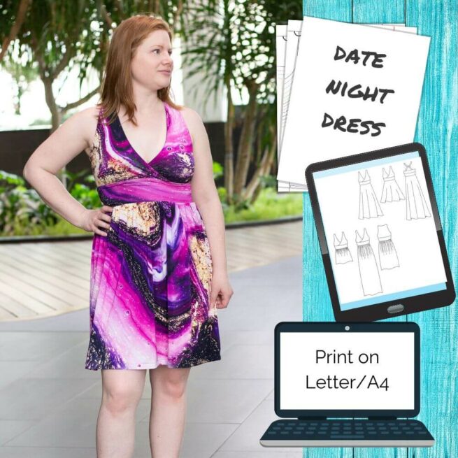 Date Night Dress (Rad Patterns) - Sew PDF