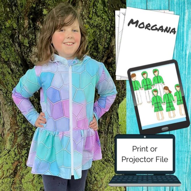 Morgana Zip Up/Cover Up (Designs by Call Ajaire) - Sew PDF