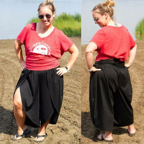 Tulip Palazzo Pants (Buttons and Blueprints) - Sew PDF