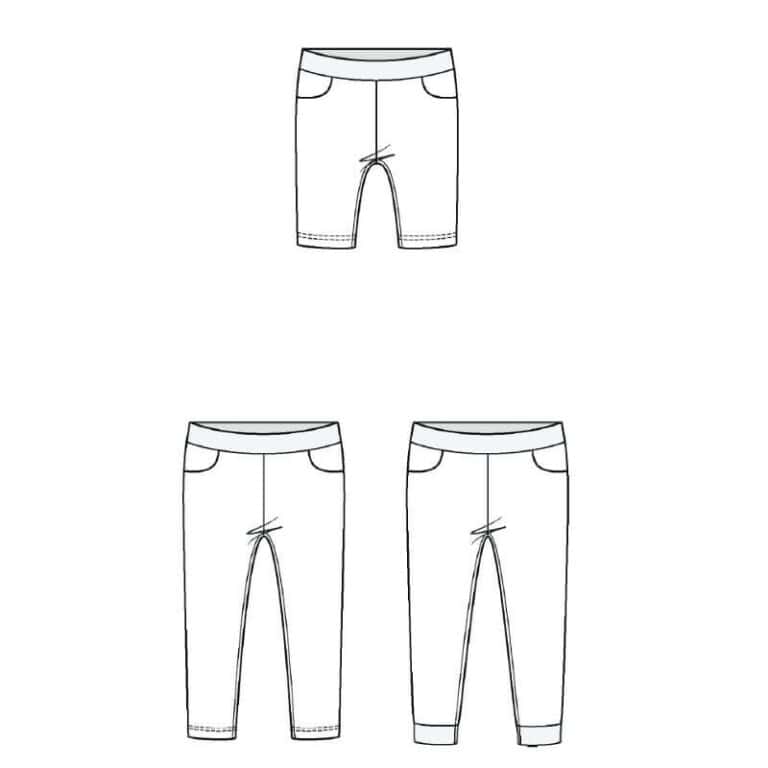 Blueprint Joggers (Buttons and Blueprints) - Sew PDF