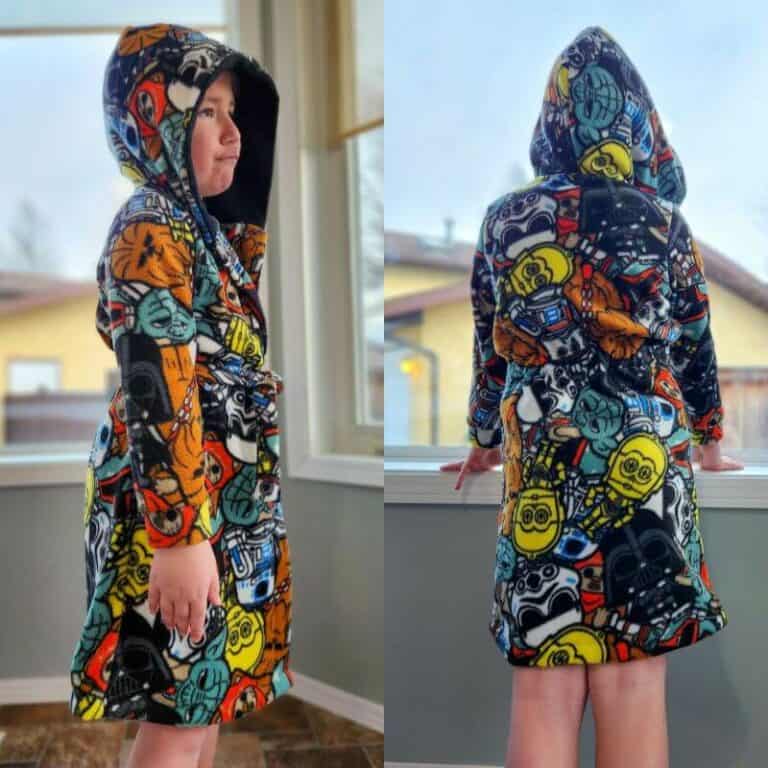 Kid's Robe (Buttons and Blueprints) - Sew PDF