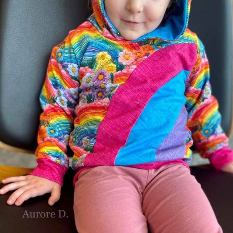 Rainbow Falls Hoodie (Max and Meena) - Sew PDF